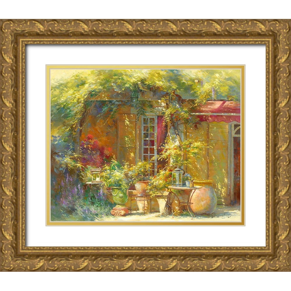 Messely, Johan 32x26 Gold Ornate Wood Framed with Double Matting Museum ...