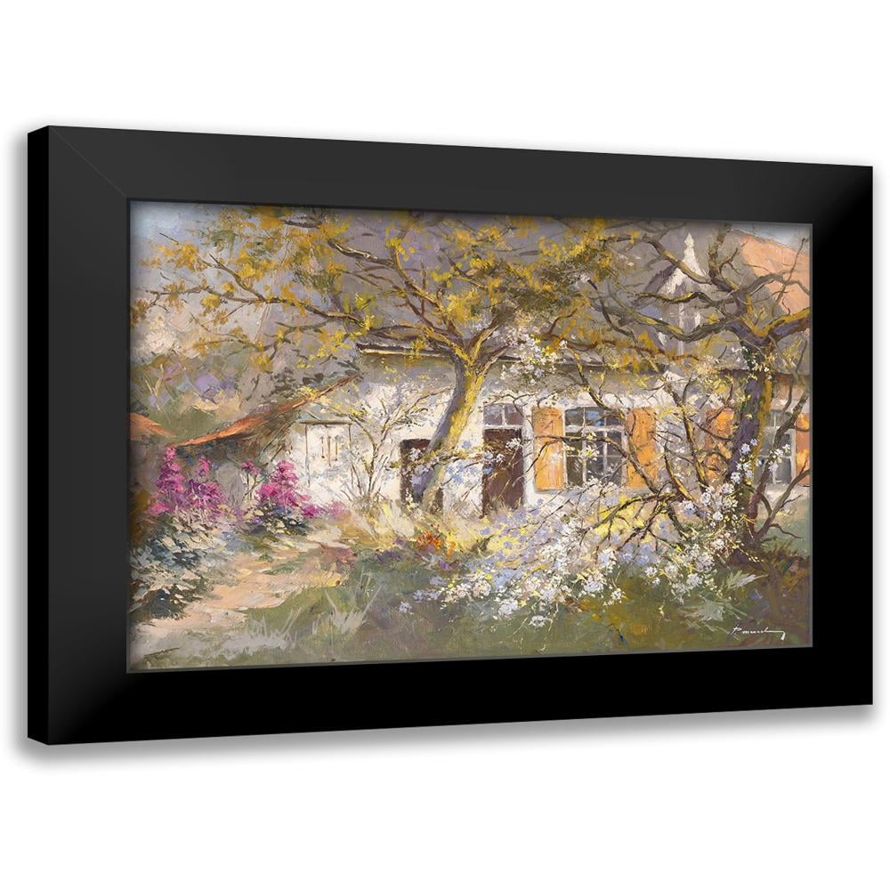 Messely, Paul 14x11 Black Modern Framed Museum Art Print Titled - Fleur de cerisier - Walmart.com