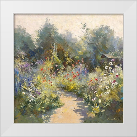 Messely, Paul 15x15 White Modern Wood Framed Museum Art Print Titled ...
