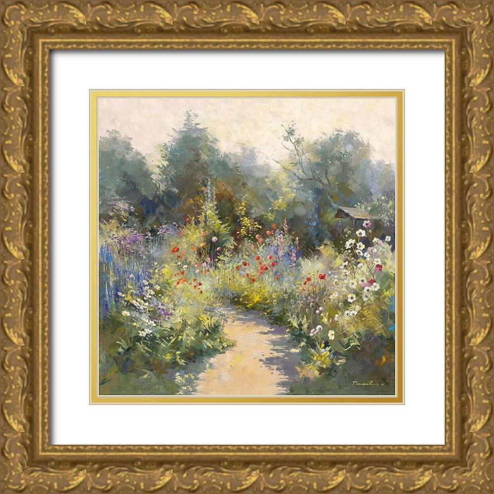 Messely, Paul 26x26 Gold Ornate Wood Framed with Double Matting Museum ...