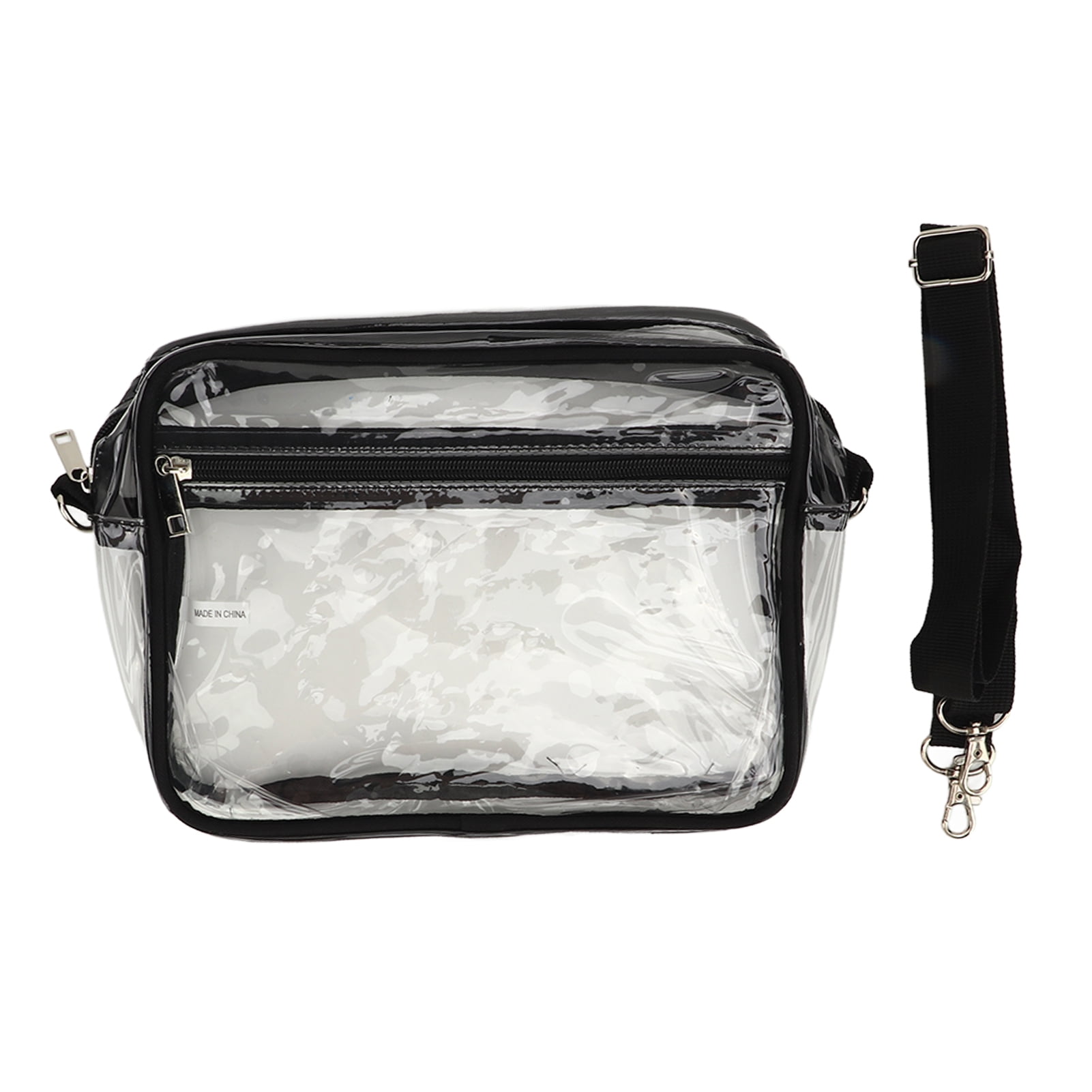 Messenger Bag Clear Shoulder Pouch PVC Waterproof Zipper Adjustable ...