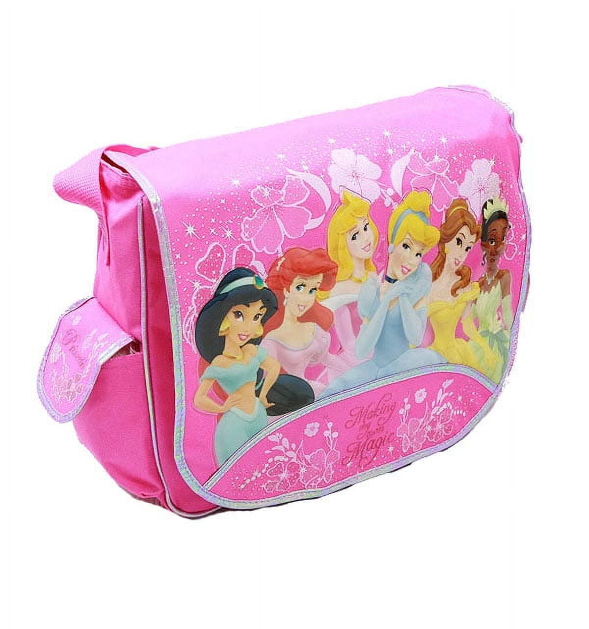 Messenger Bag - Disney - Princess - 5 Princess New School Book Bag ...