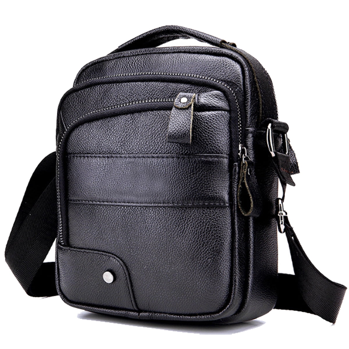 Messenger Bag for Men Crossbody Shoulder Purse Small Vintage PU Leather ...