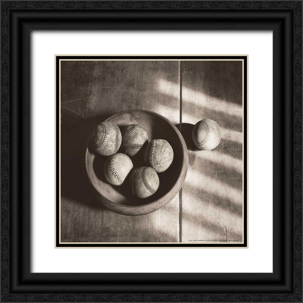 Messer, Judy B. 15x15 Black Ornate Wood Framed with Double Matting ...