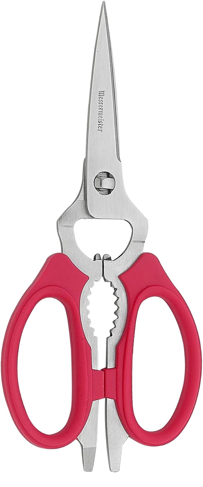 Messermeister 8-Inch Take-Apart Kitchen Scissors, Red - Includes ...