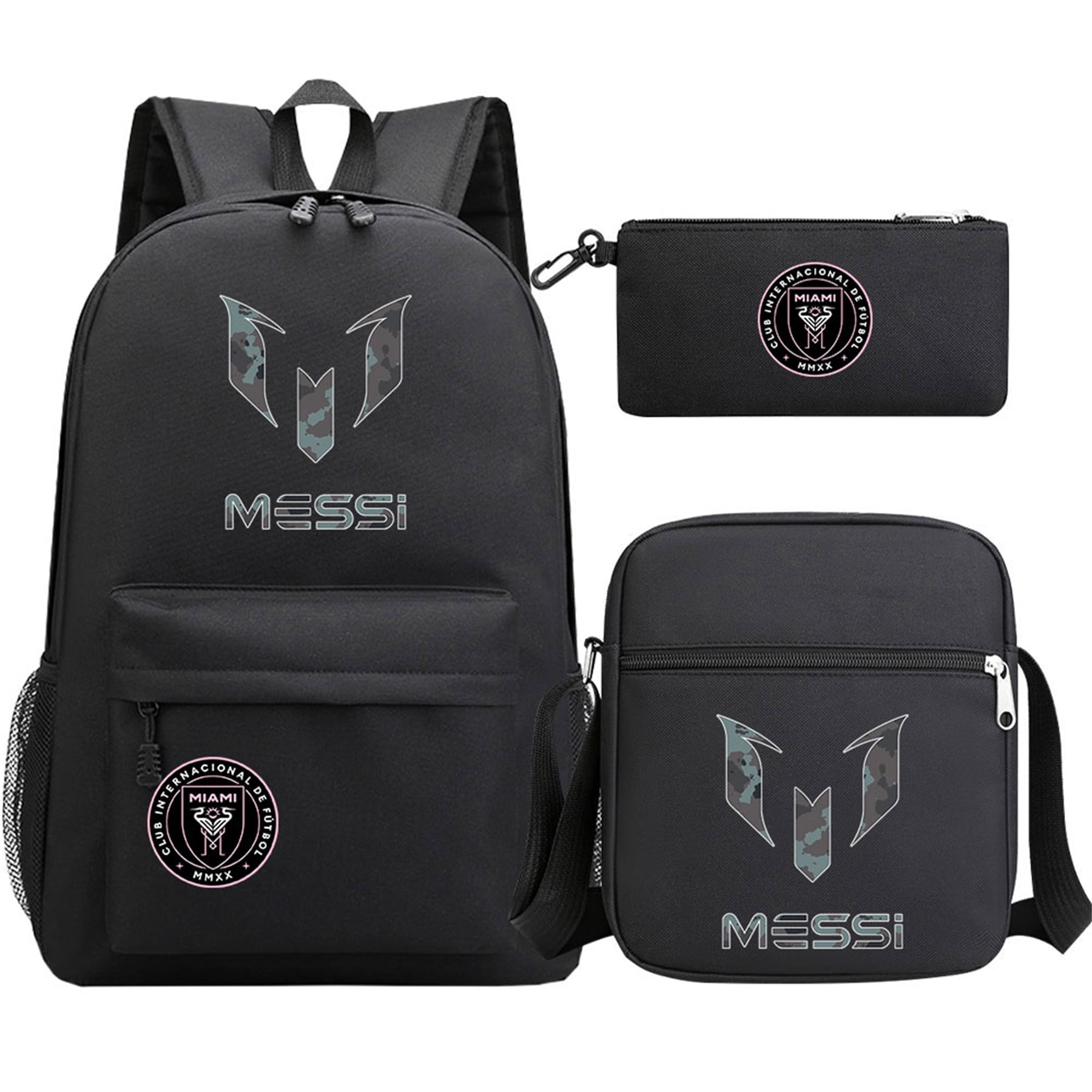 Messi_10 Classic Backpack 3pcs Set,Student School Bag+Shoulder Bag ...