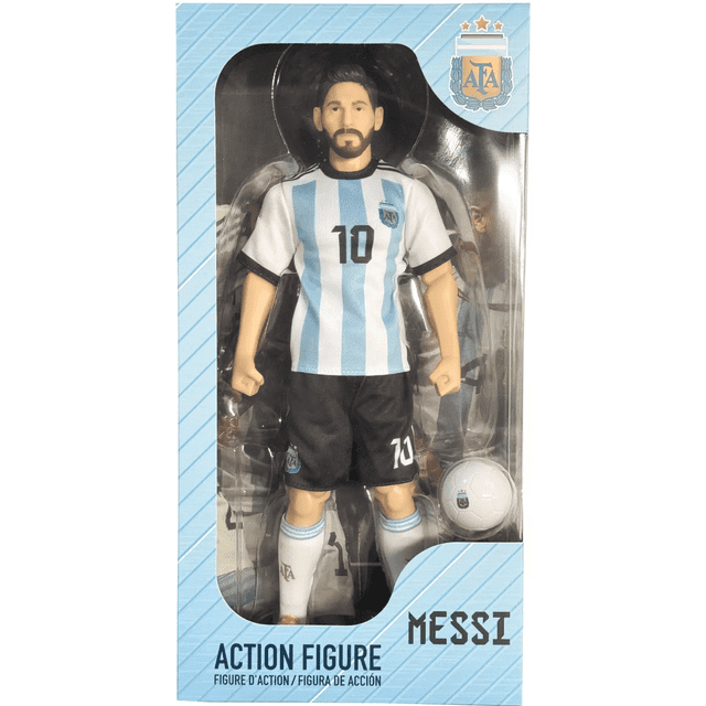 Sockers Messi Argentina Action Figure, Official Licensed 12 Inch Tall ...