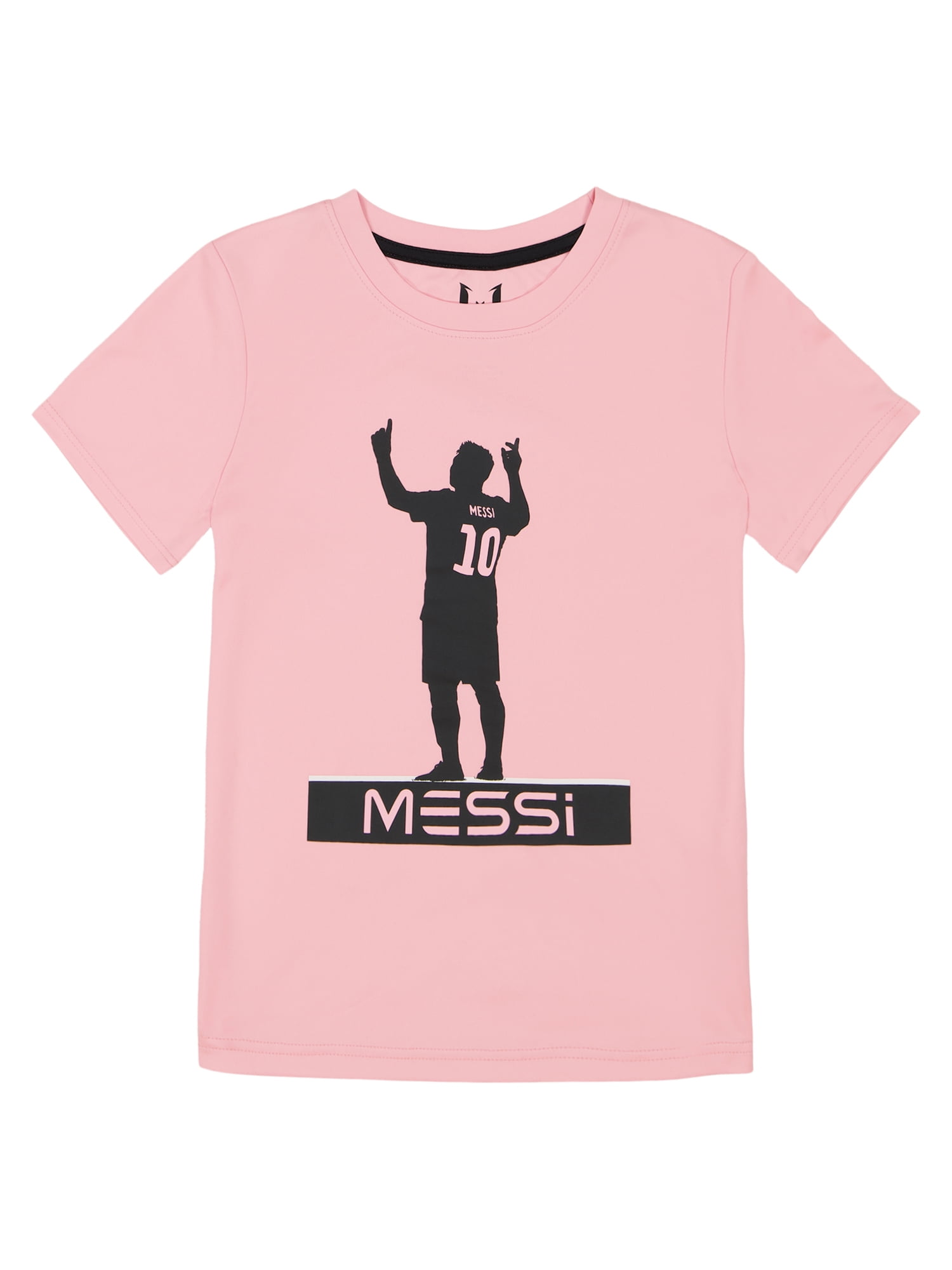 Messi Boy's Athletic Short Sleeve Graphic T-Shirt, Sizes 4-16 - Walmart.com