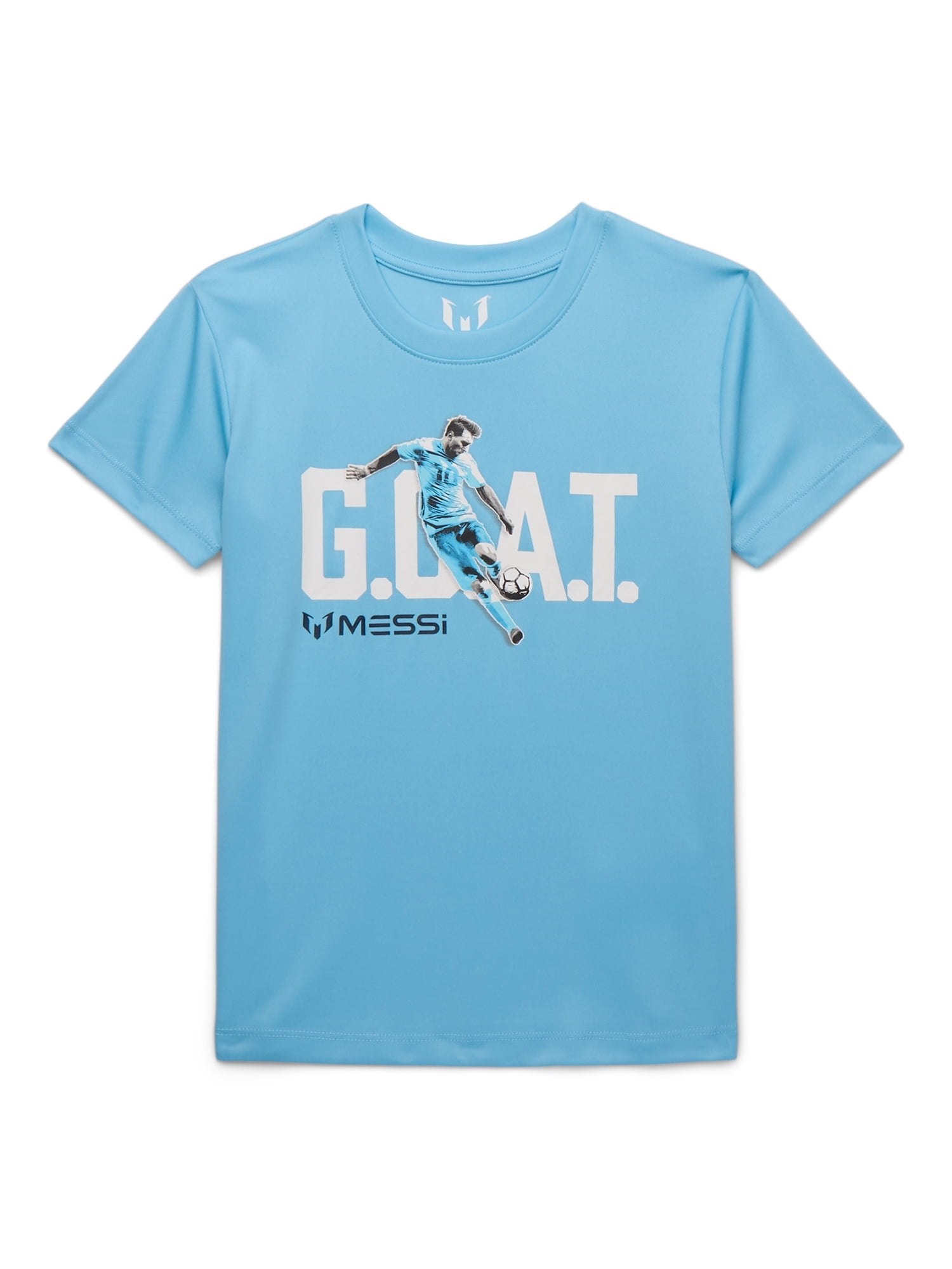 Messi Boys' Graphic Active Tee with Short Sleeves, Sizes 4-16 - Walmart.com
