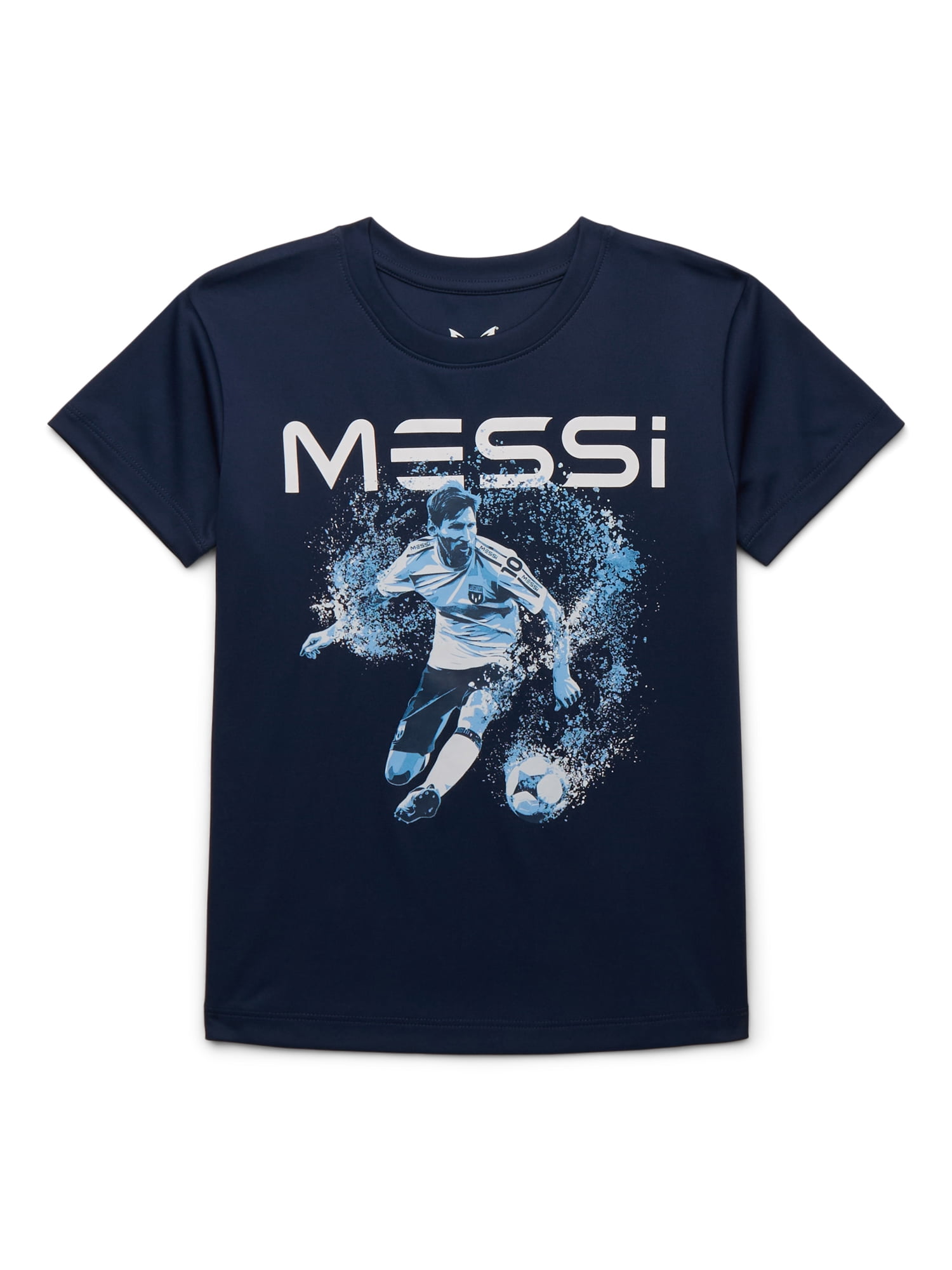 Messi Boys' Graphic Active Tee with Short Sleeves, Sizes 4-16 - Walmart.com