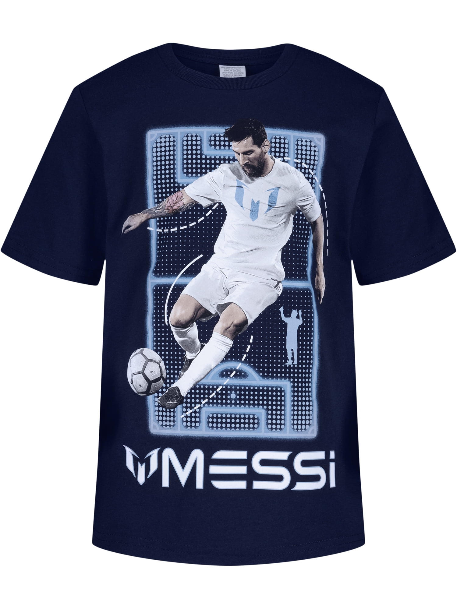 Messi Boys Short Sleeve Graphic T-Shirt, Sizes 4-16 - Walmart.com