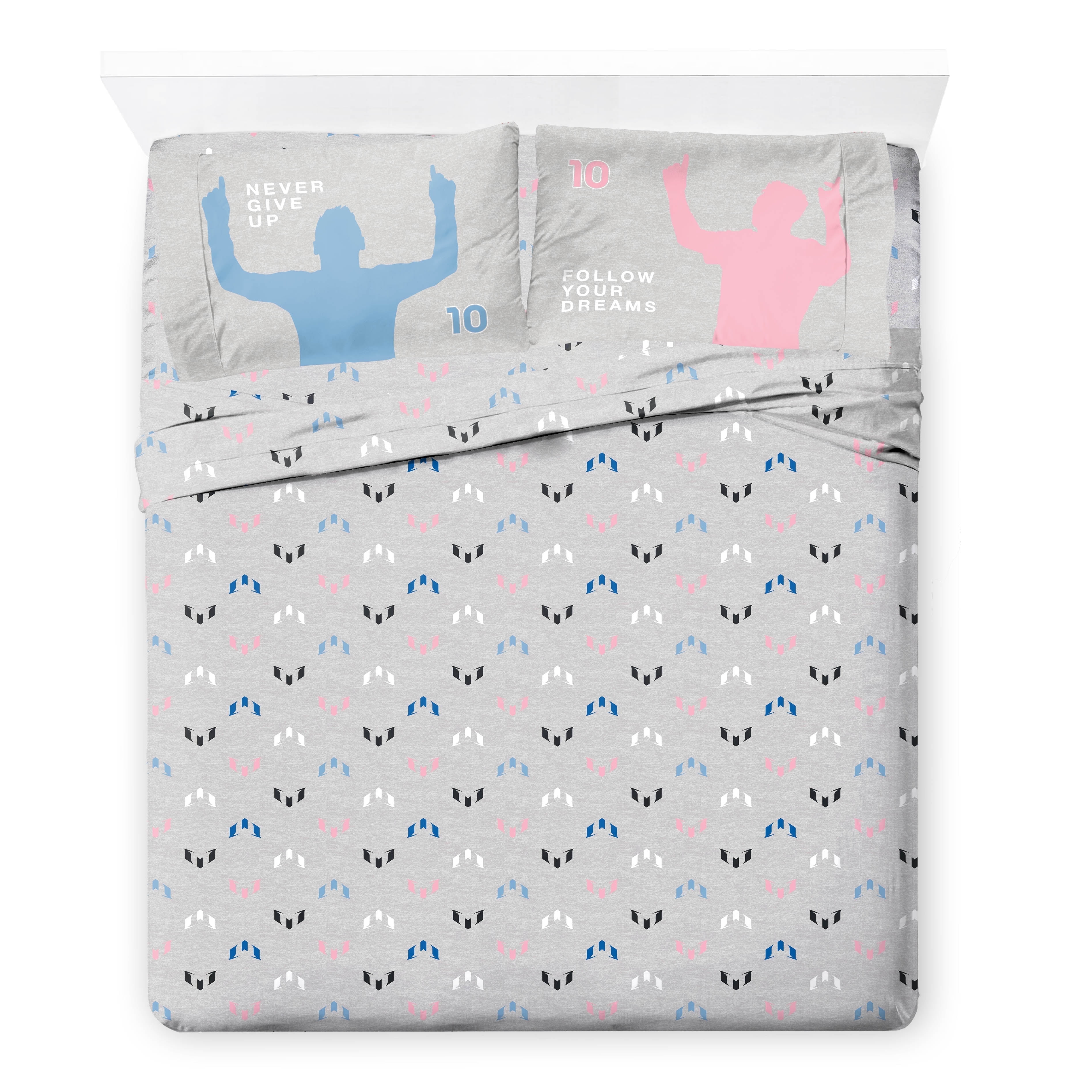 Messi Lionel Messi 4 Piece Full Size Bed Sheet Set - Bedding for Soccer ...