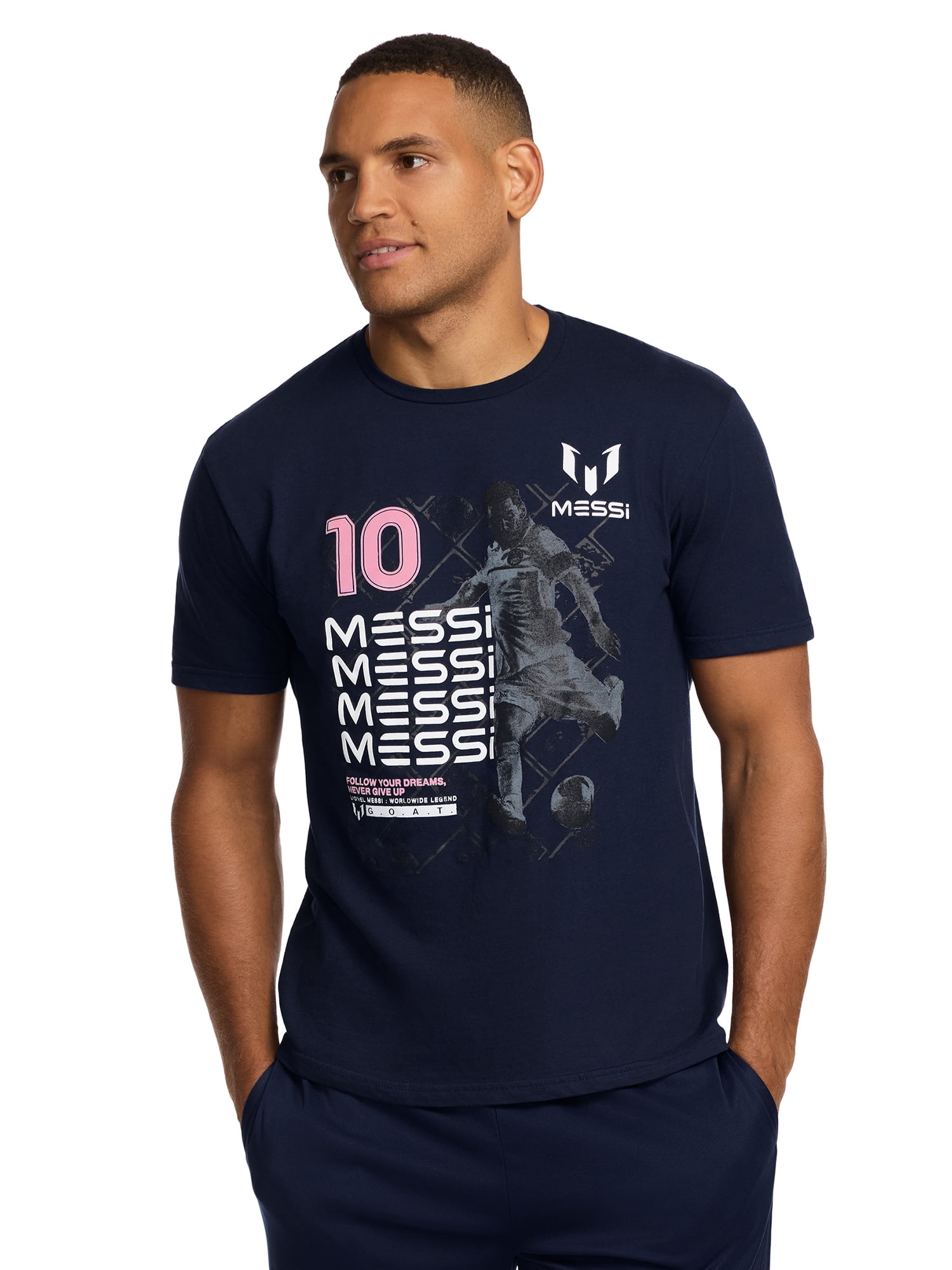Messi Men's & Big Men's Short-Sleeve Graphic T-Shirt, Sizes S-3XL ...