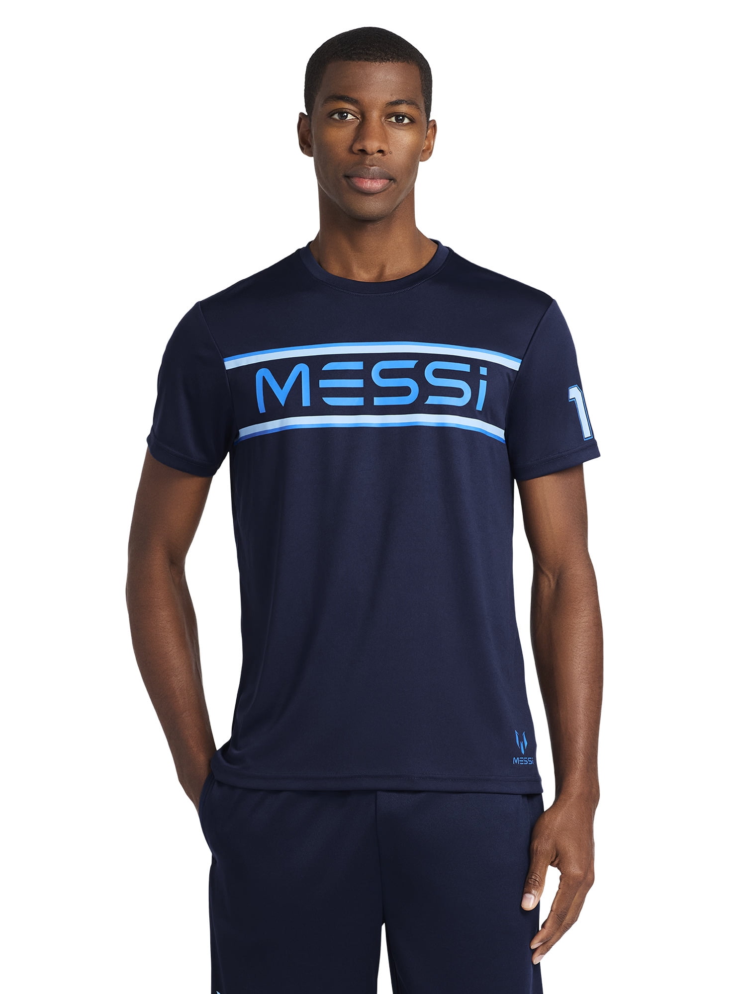 Messi Mens Short Sleeve Athletic Jersey Top XS-5XL 100% Polyester ...
