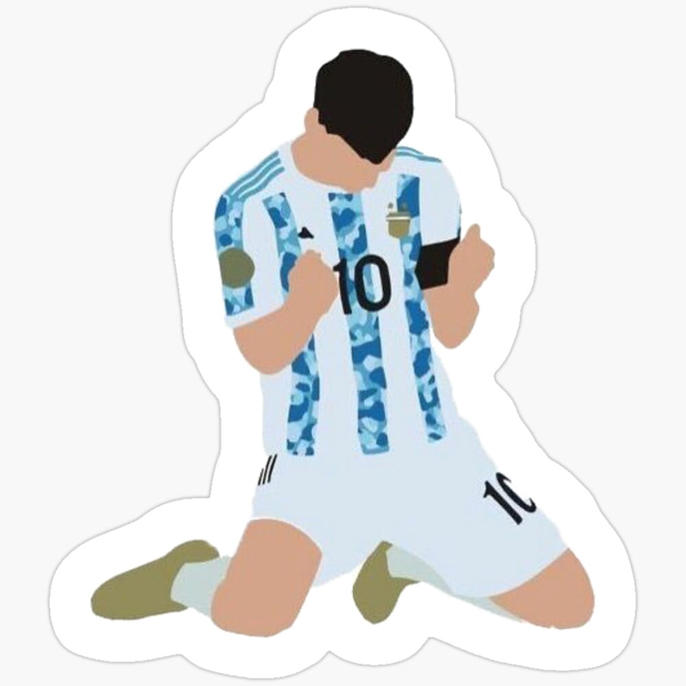 Messi World Cup 2022 Football Sticker Phone Decal Water Bottle Stickers ...
