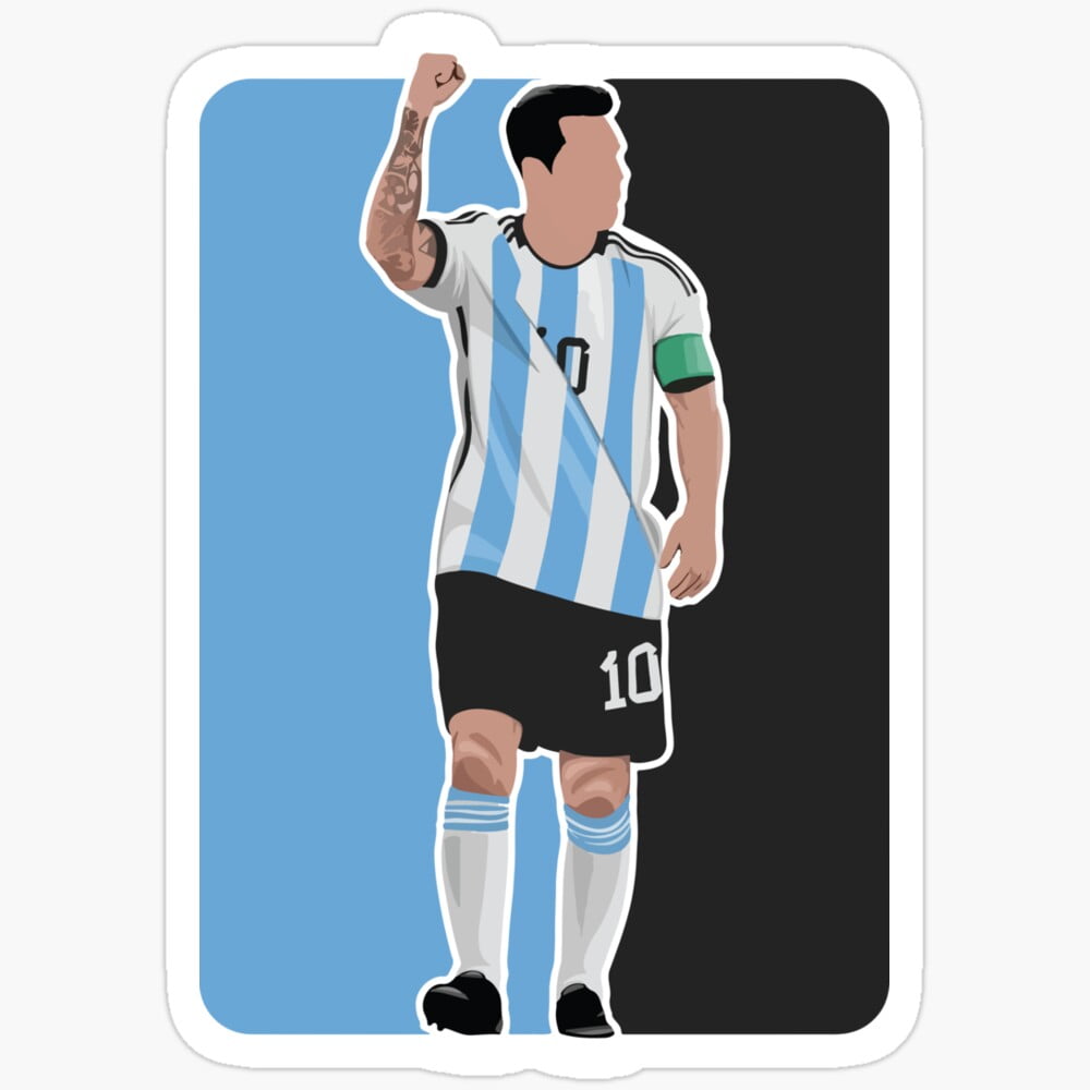 Messi World Cup 2022 Sticker Phone Decal Water Bottle Stickers Car ...