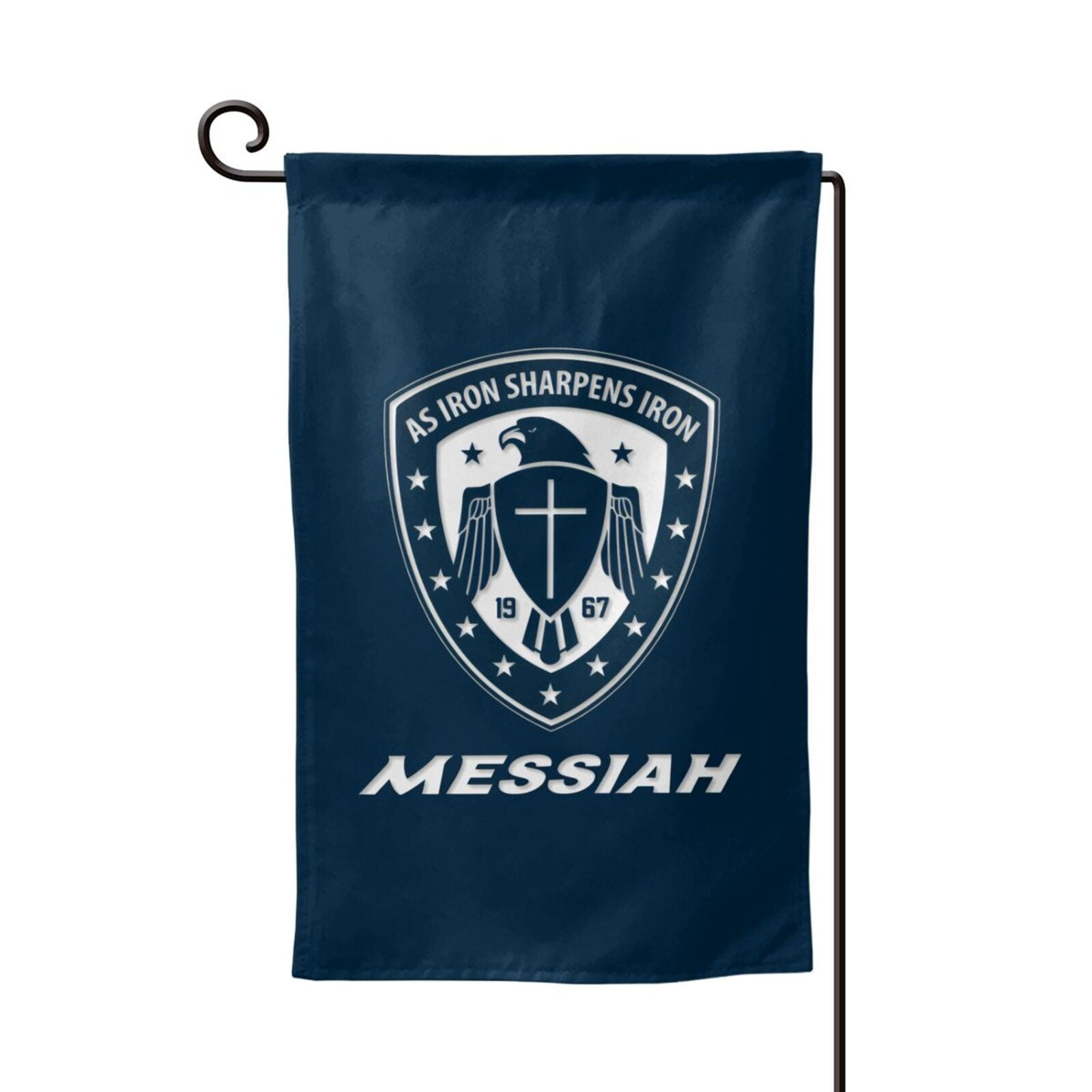 Messiah A University Logo Garden Flag Double Sided Banners For Outdoor ...