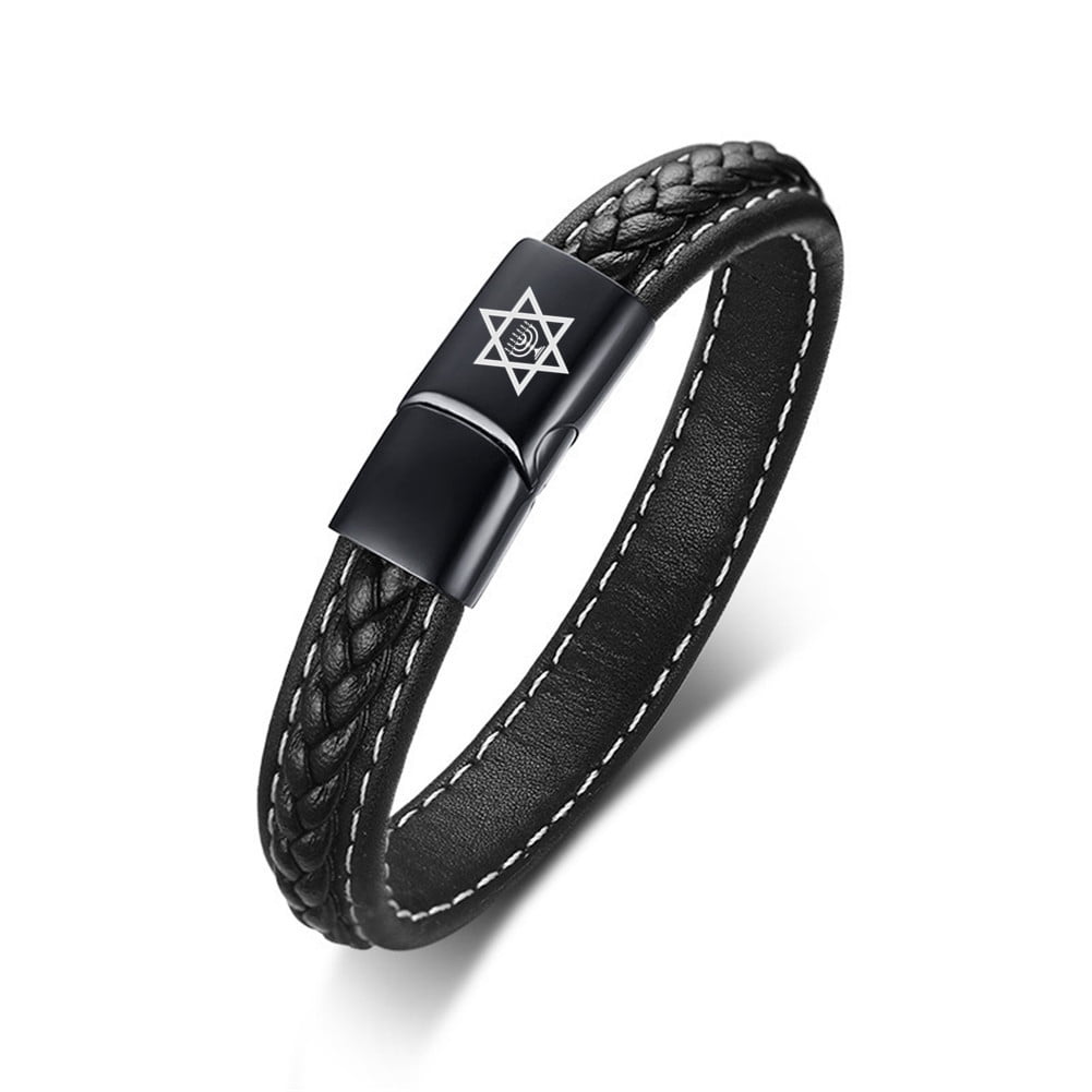 Messianic Jewelry - Jewish Star of David Menorah Protection Symbolic ...