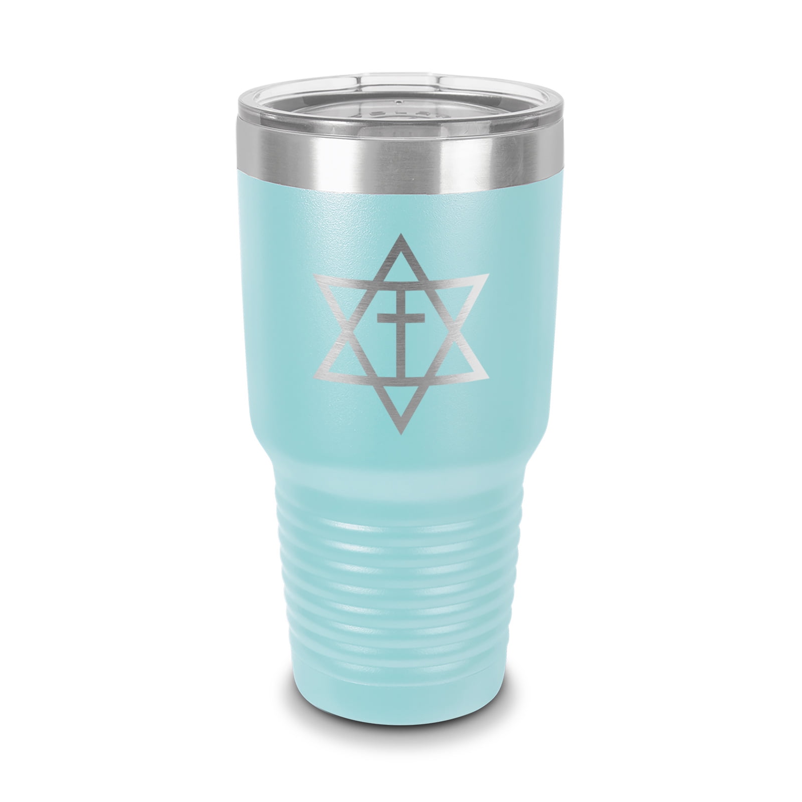 Messianic Jewish Religion Symbol Tumbler 30 oz - Laser Engraved w ...