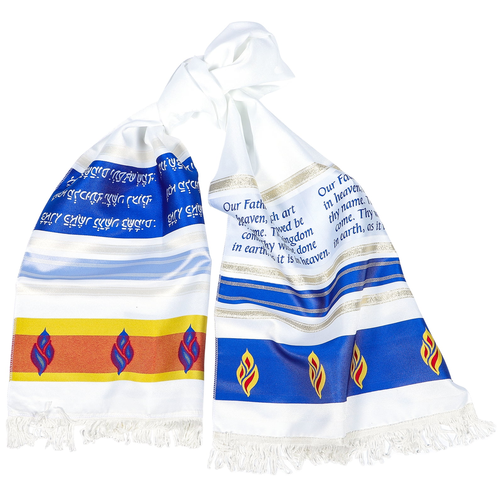 Messianic Tallit Prayer Shawl Israel Scarf Religious Gift Decoration ...