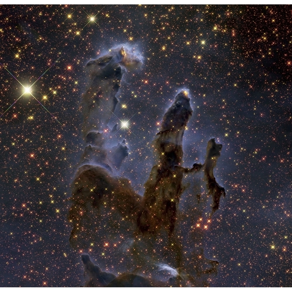 Messier 16 The Eagle Nebula in Serpens Poster Print - Walmart.com
