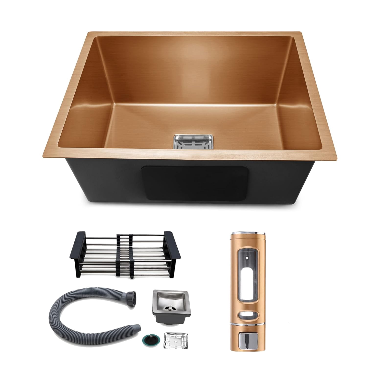 Messina 24 X 18 X 10 Stainless Steel Sink For Kitchen Handmade Sink ...