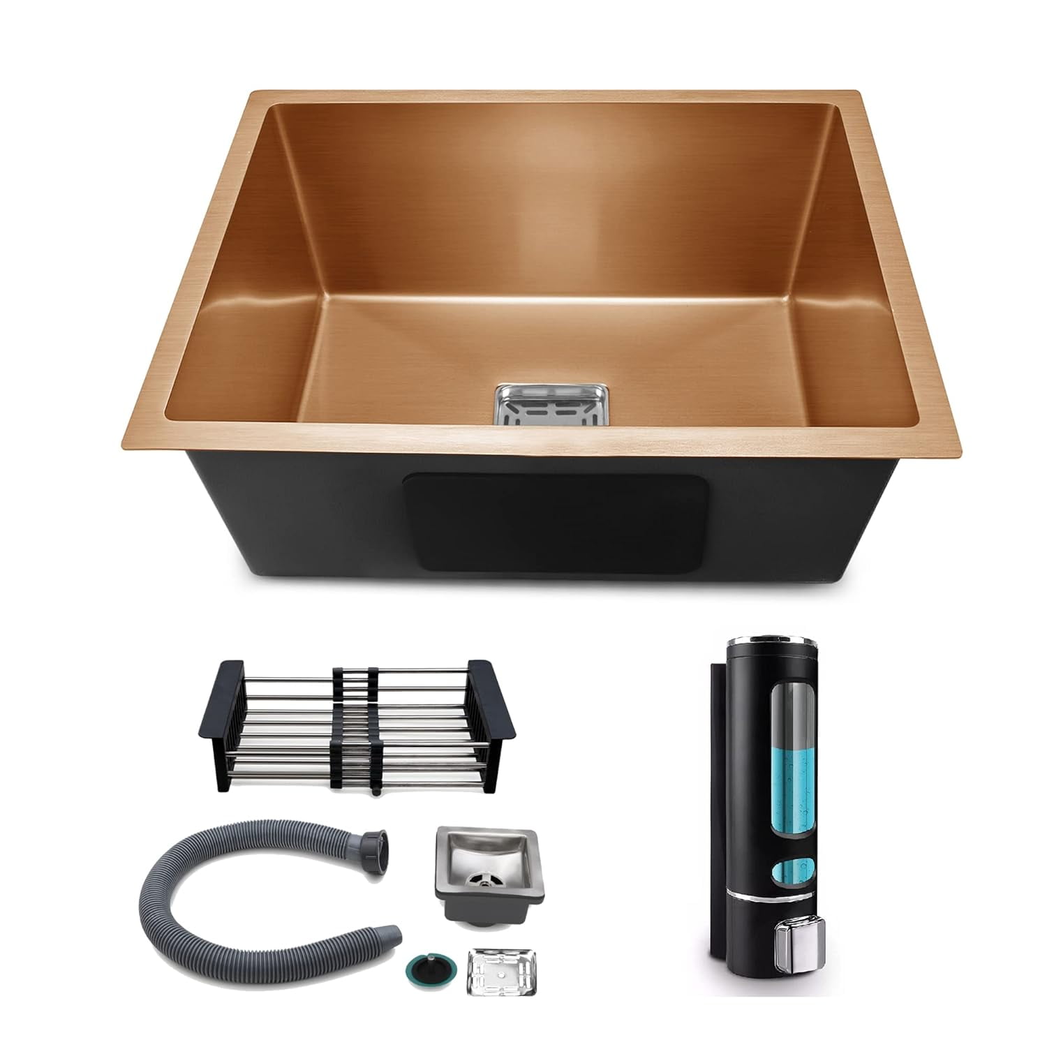 Messina 24 X 18 X 10 Stainless Steel Sink For Kitchen Handmade Sink ...