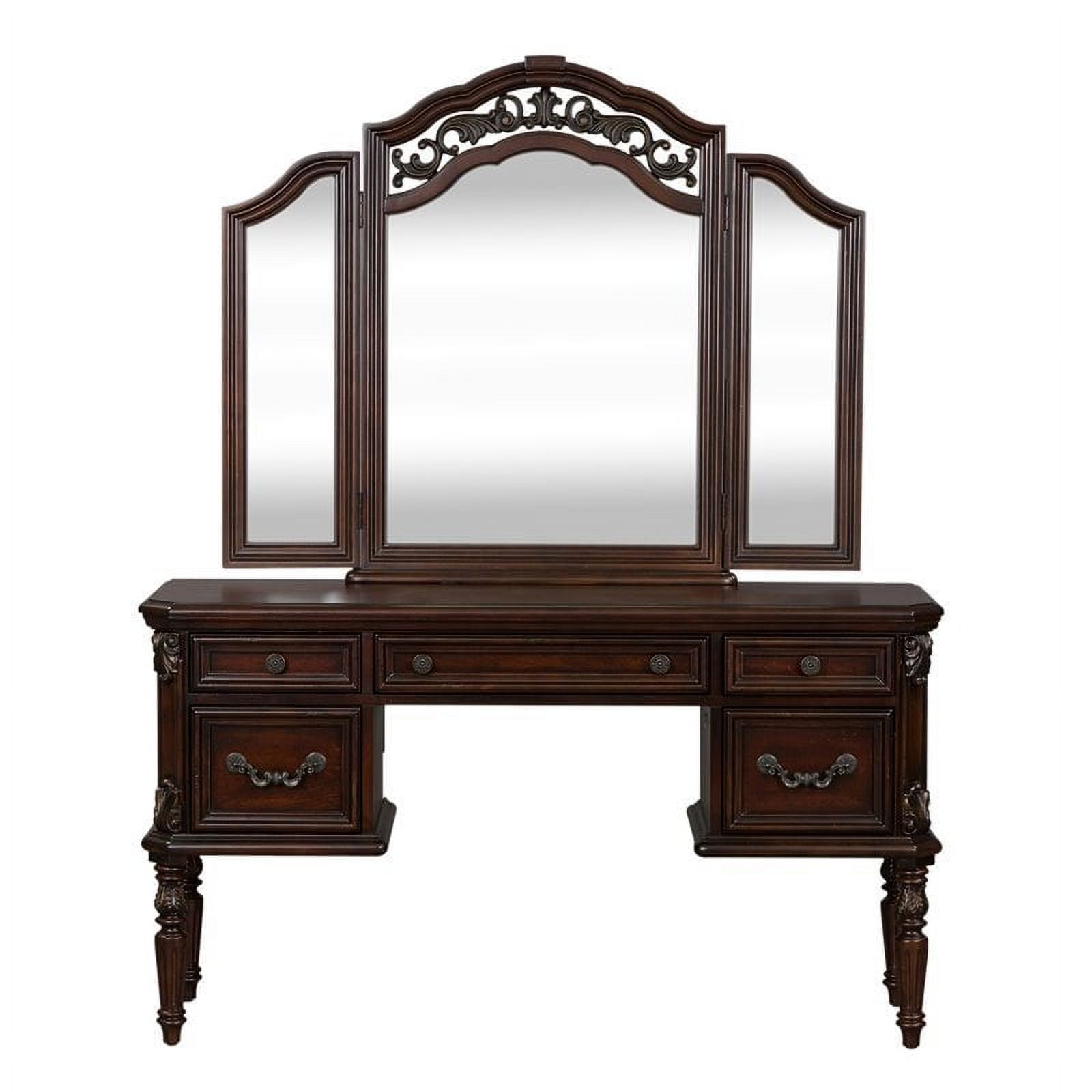 Messina Estates Dark Brown 3 Piece Vanity Set - Walmart.com