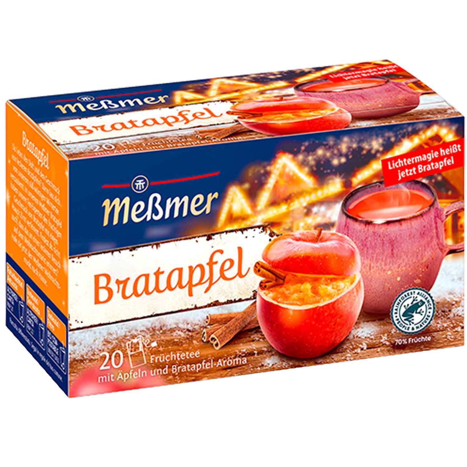 Messmer's Baked Apple Tea Bags, Cinnamon Flavor, Christmas Aromatic ...
