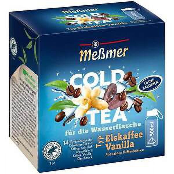 Messmer Cold Flavored Tea : ICED COFFEE VANILLA 14 tea bags - Walmart.com