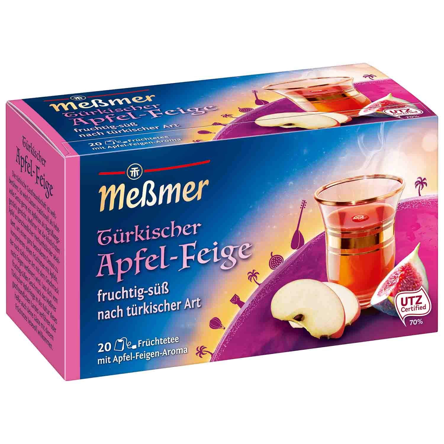 Messmer Turkish FIG tea 20 tea bags/1ct. Made in Germany - Walmart.com