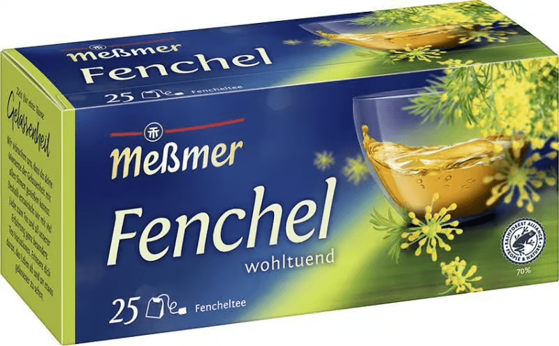 Messmer tea FENNEL -1 box -Made in Germany - Walmart.com
