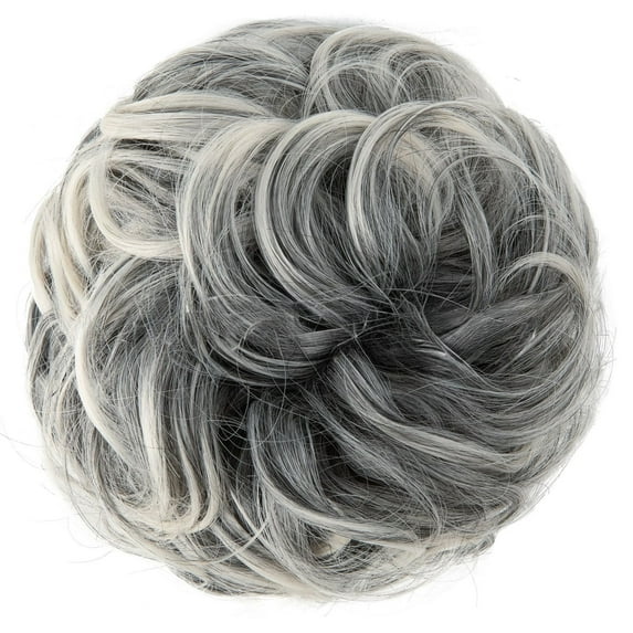 Messy Bun Beach Blonde Hair Piece Human Hair Blonde – Natural Soft Updo ...