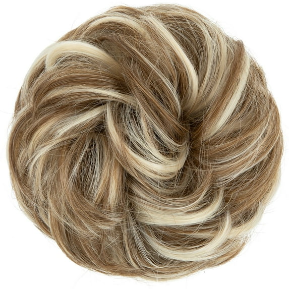 Messy Bun Beach Blonde Hair Piece Human Hair Blonde – Natural Soft Updo ...