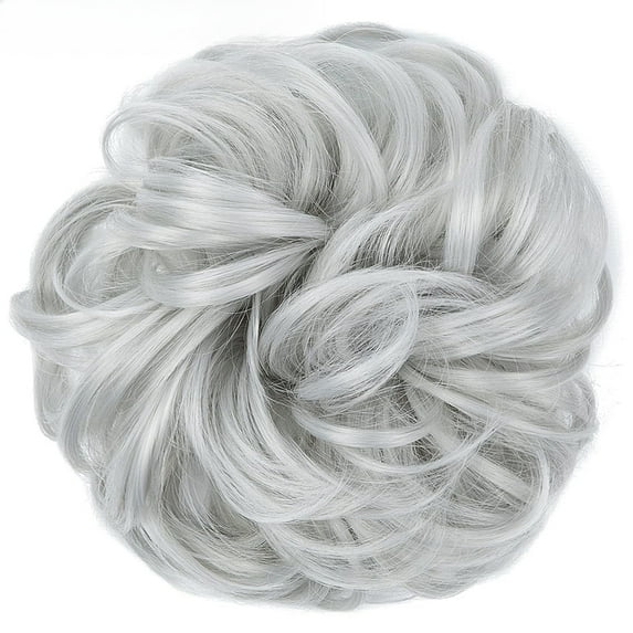 Messy Bun Beach Blonde Hair Piece Human Hair Blonde – Natural Soft Updo ...
