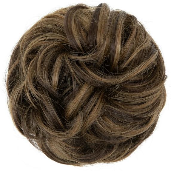 Messy Bun Beach Blonde Hair Piece Human Hair Blonde – Natural Soft Updo ...