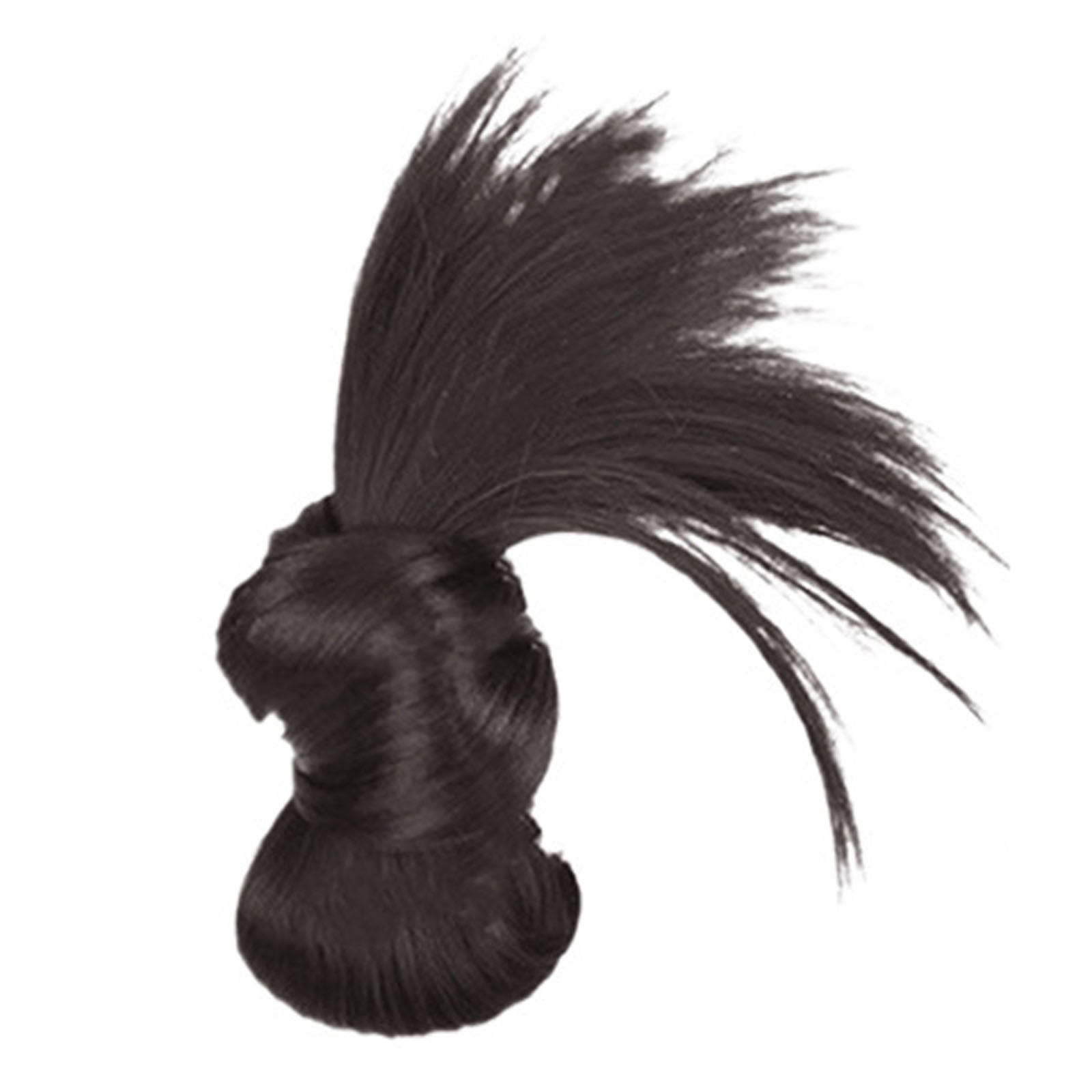 Messy Bun Hair Piece Clip-On Feathered Extensions for Effortless Updos ...