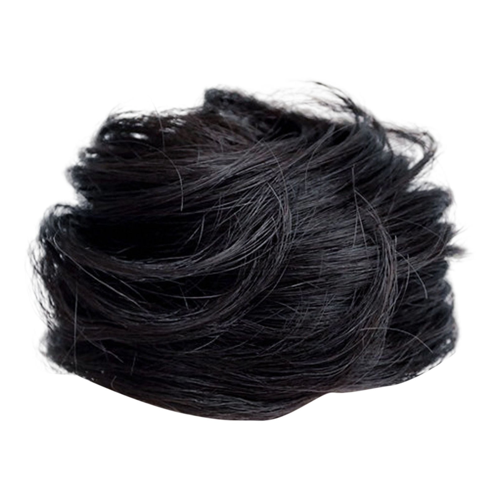 Real Hair Messy Bun Wig Hairpiece Extension with Rubber Band for Women ...