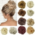 Messy Bun Hair Piece, Messy Hair Bun Scrunchies for Women Brown and ...