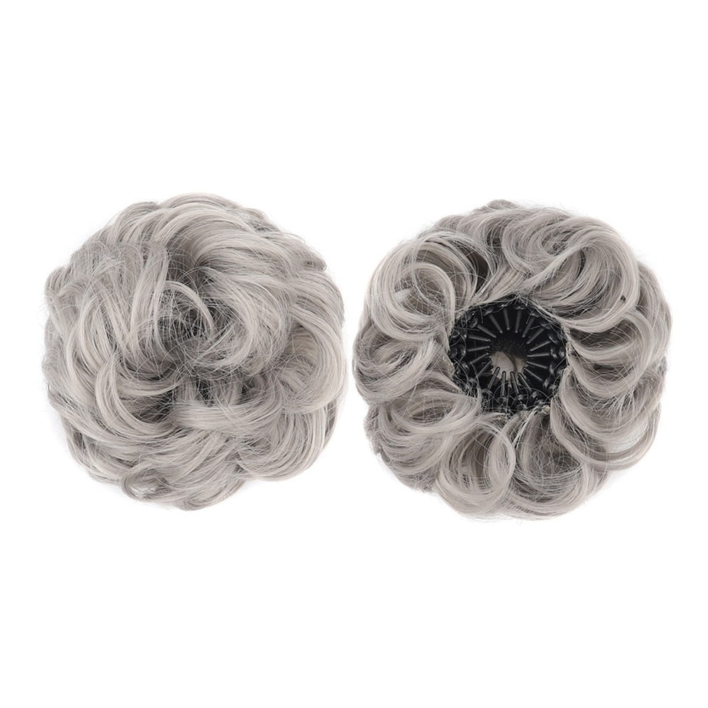 Messy Bun Hair Piece Synthetic Fluffy Chignon Bird's Nest Shaped ...