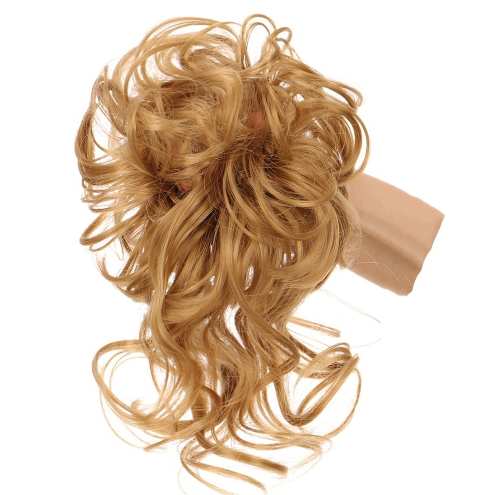 Messy Bun Hair Piece Synthetic Tousled Updo Hair Buns Extension Elastic ...