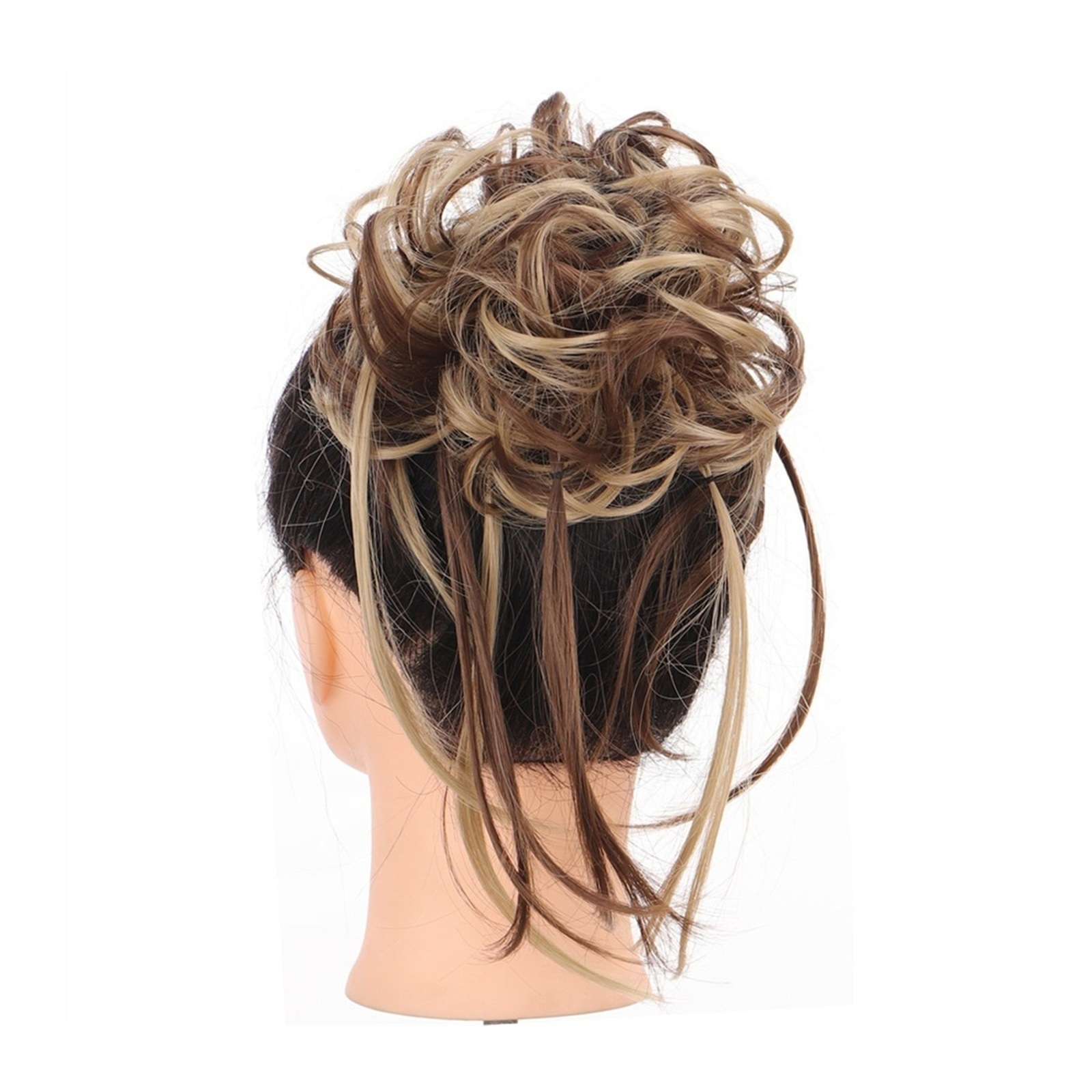 Messy Bun Hair Piece Synthetic Tousled Updo Hair Buns Extension Elastic ...