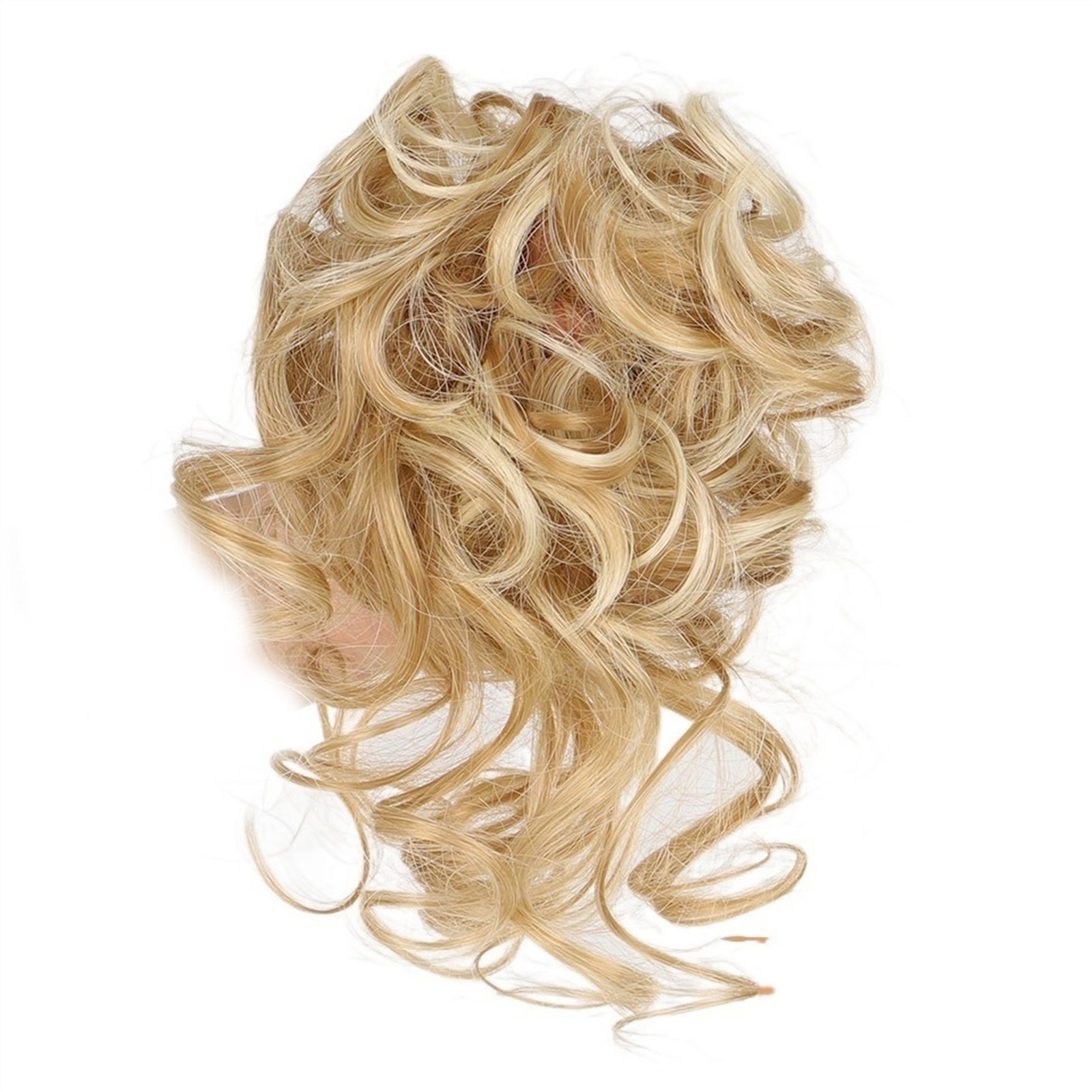 Messy Bun Hair Piece Tousled Updo Hair Buns Extension Elastic Hair Band ...