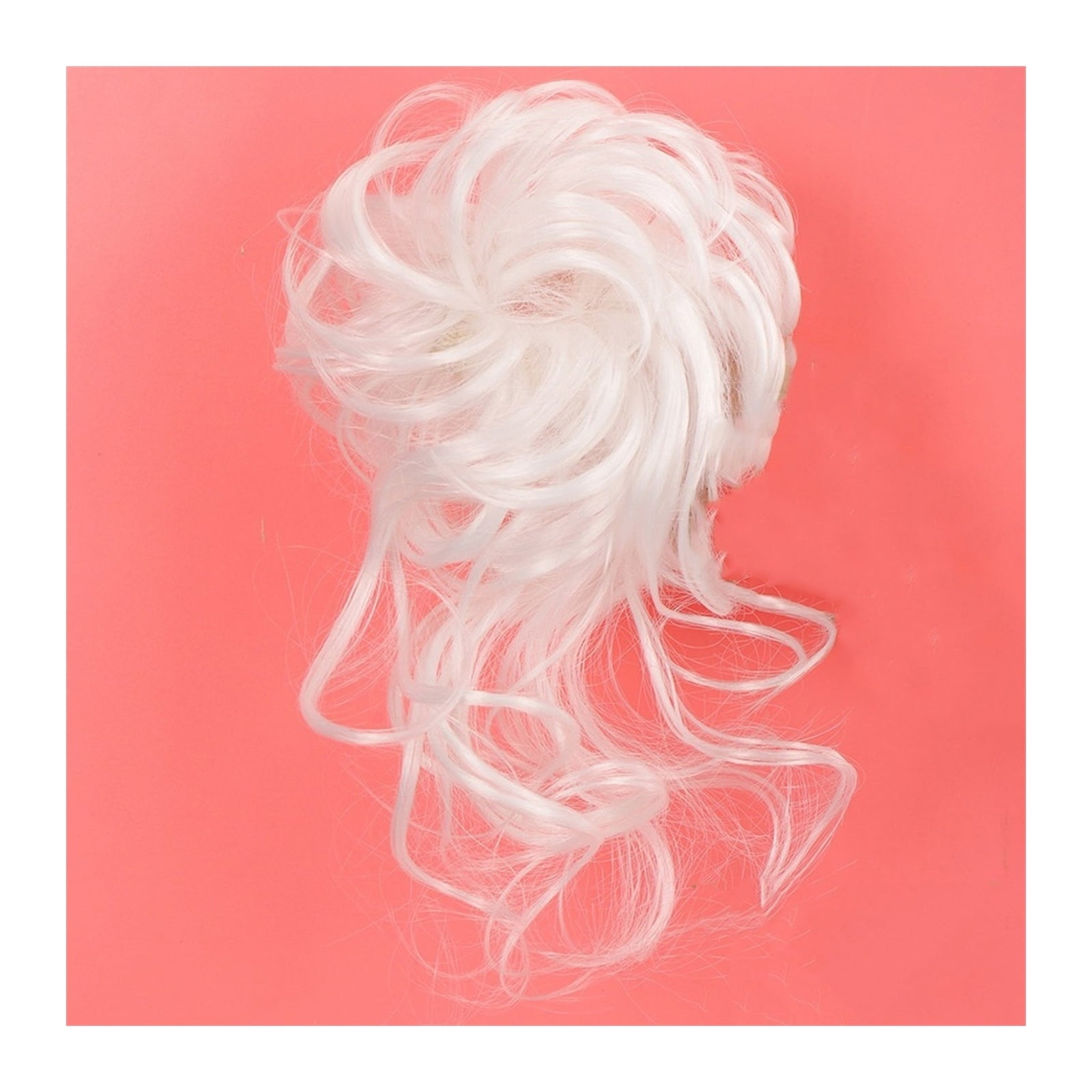 Messy Bun Hair Piece Tousled Updo Hair Buns Extension Elastic Hair Band ...