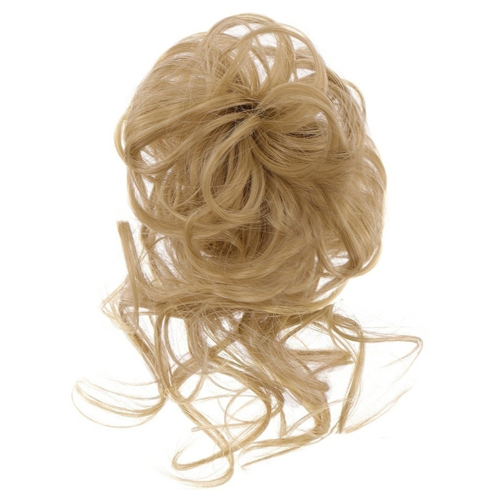 Messy Bun Hair Piece Tousled Updo Hair Buns Extension Elastic Hair Band ...