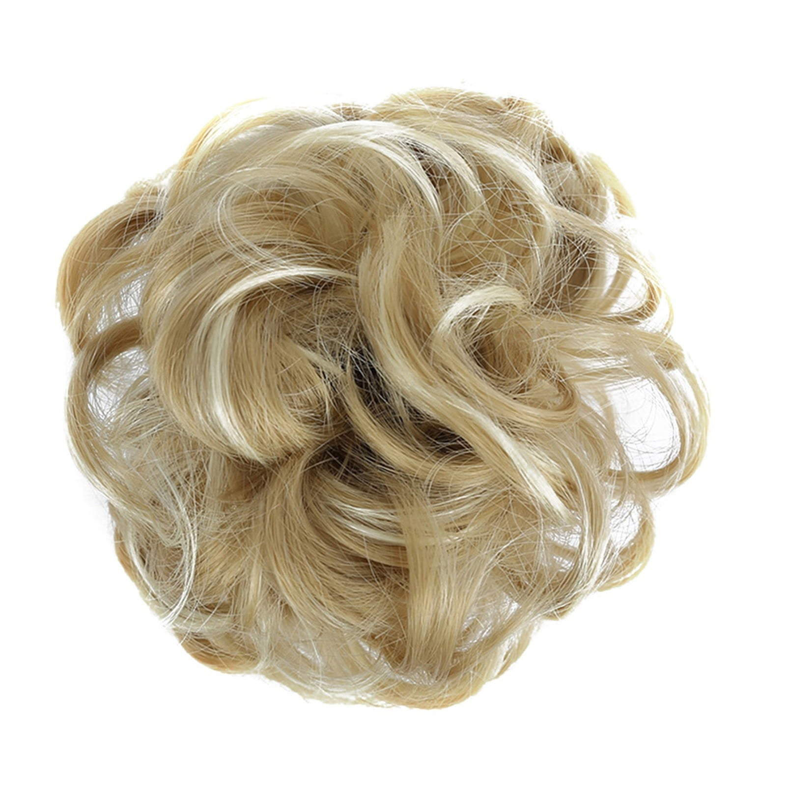 Messy Curly Hair Extensions Wrap Bun Piece Updo Scrunchie Extension ...