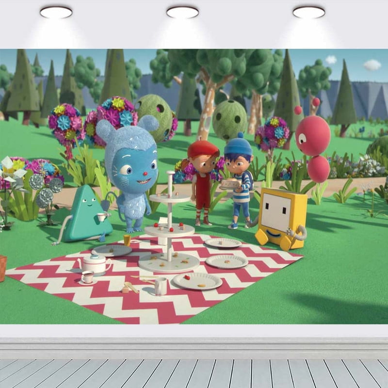 Messy Goes to Okido Birthday Party Supplies Banner Backdrop Background ...