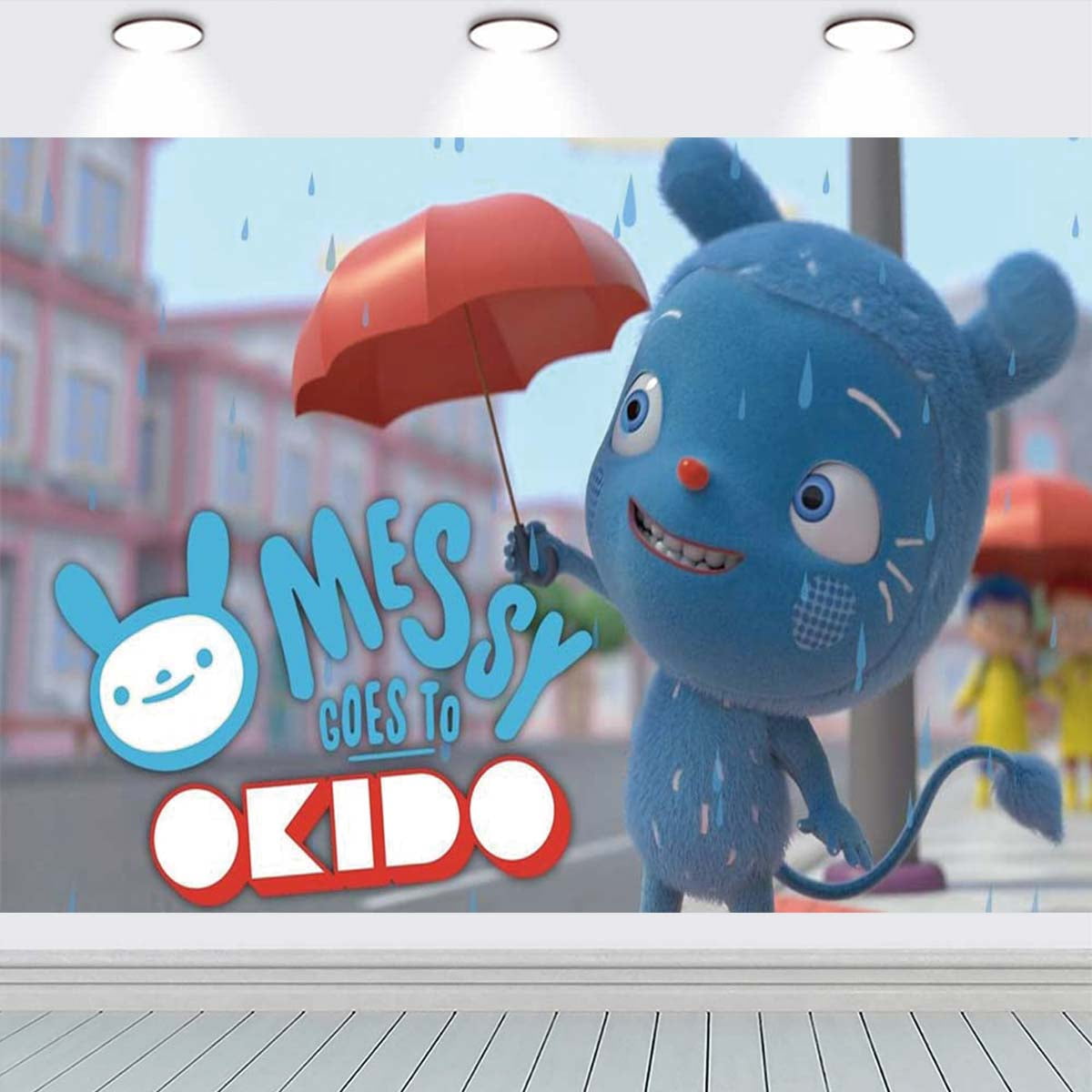 Messy Goes to Okido school Banner Backdrop Background Taspestry Wall ...