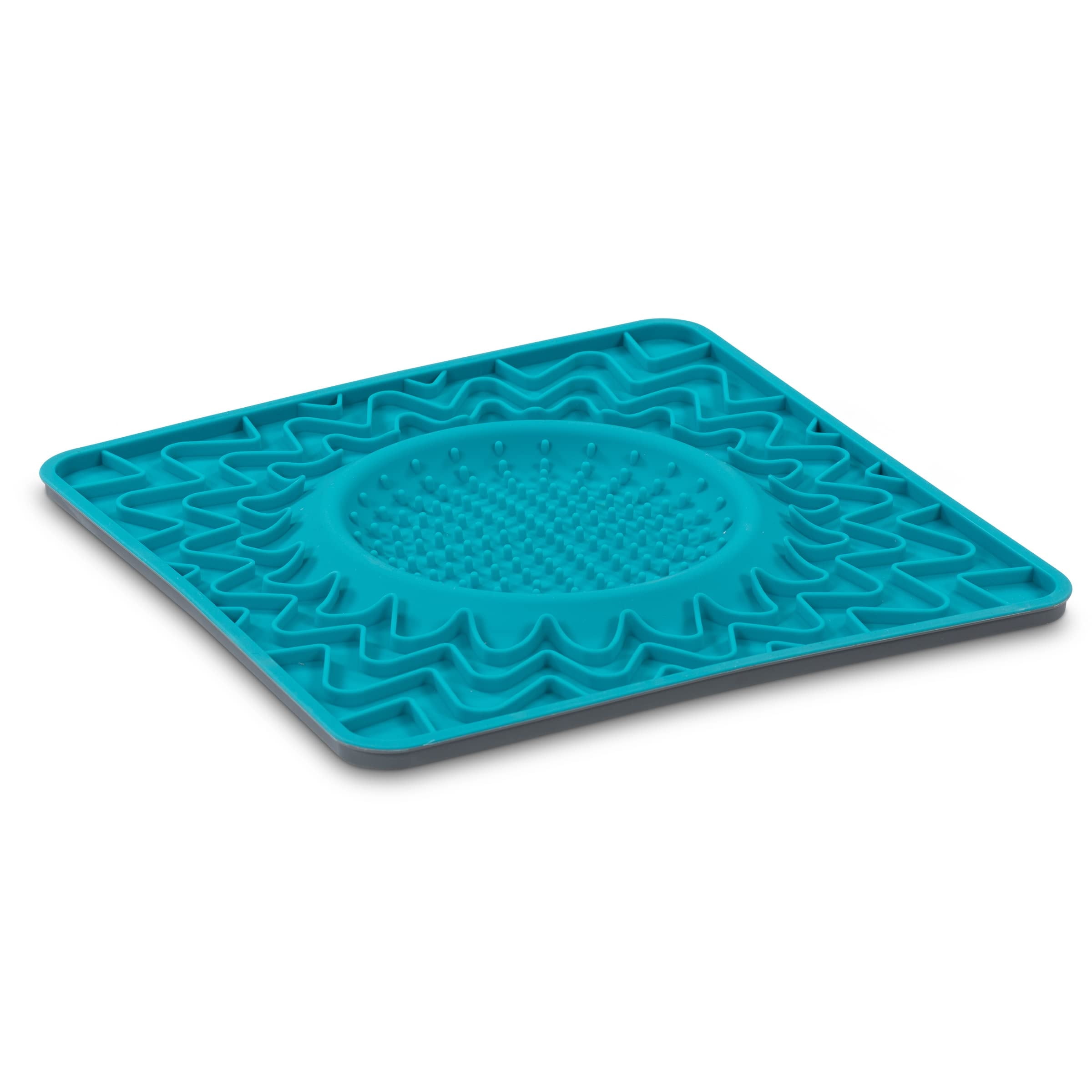 Messy Mutts Framed Silicone Therapeutic Licking Bowl Mat | 9.5" x 9.5 ...
