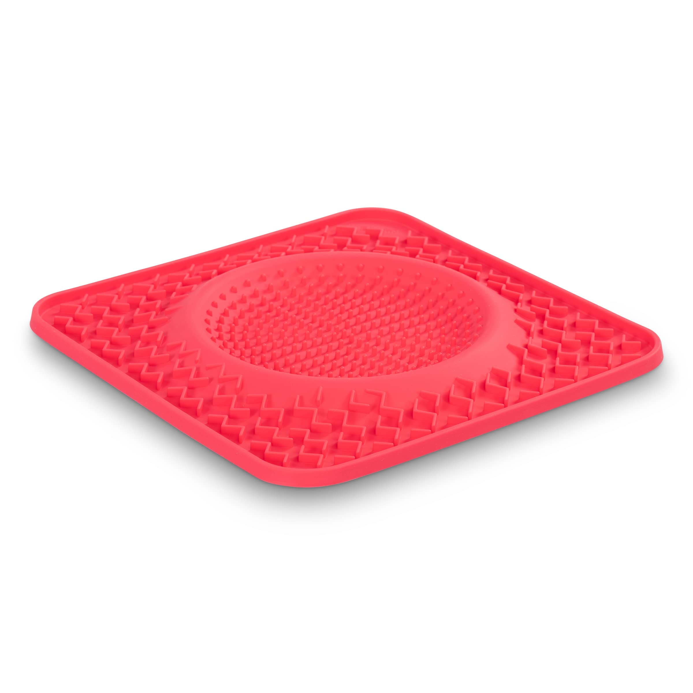 Messy Mutts Silicone Therapeutic Licking Bowl Mat | 10" x 10" | Slow ...